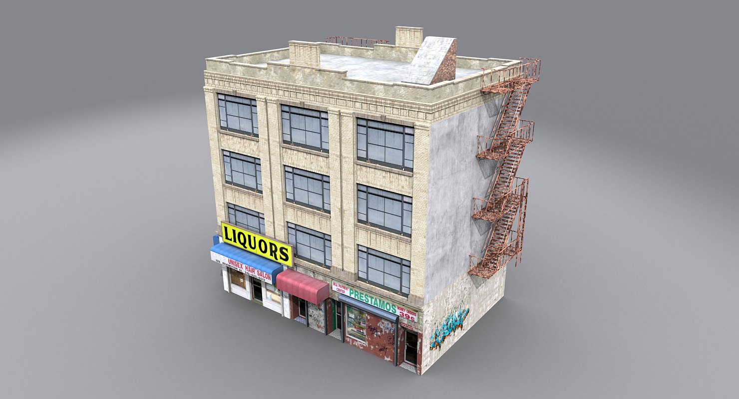 city building 3d model