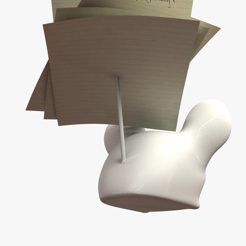 paper spike 3d obj
