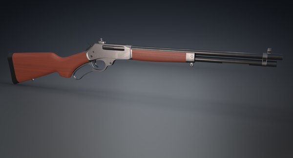 henry rifle c4d