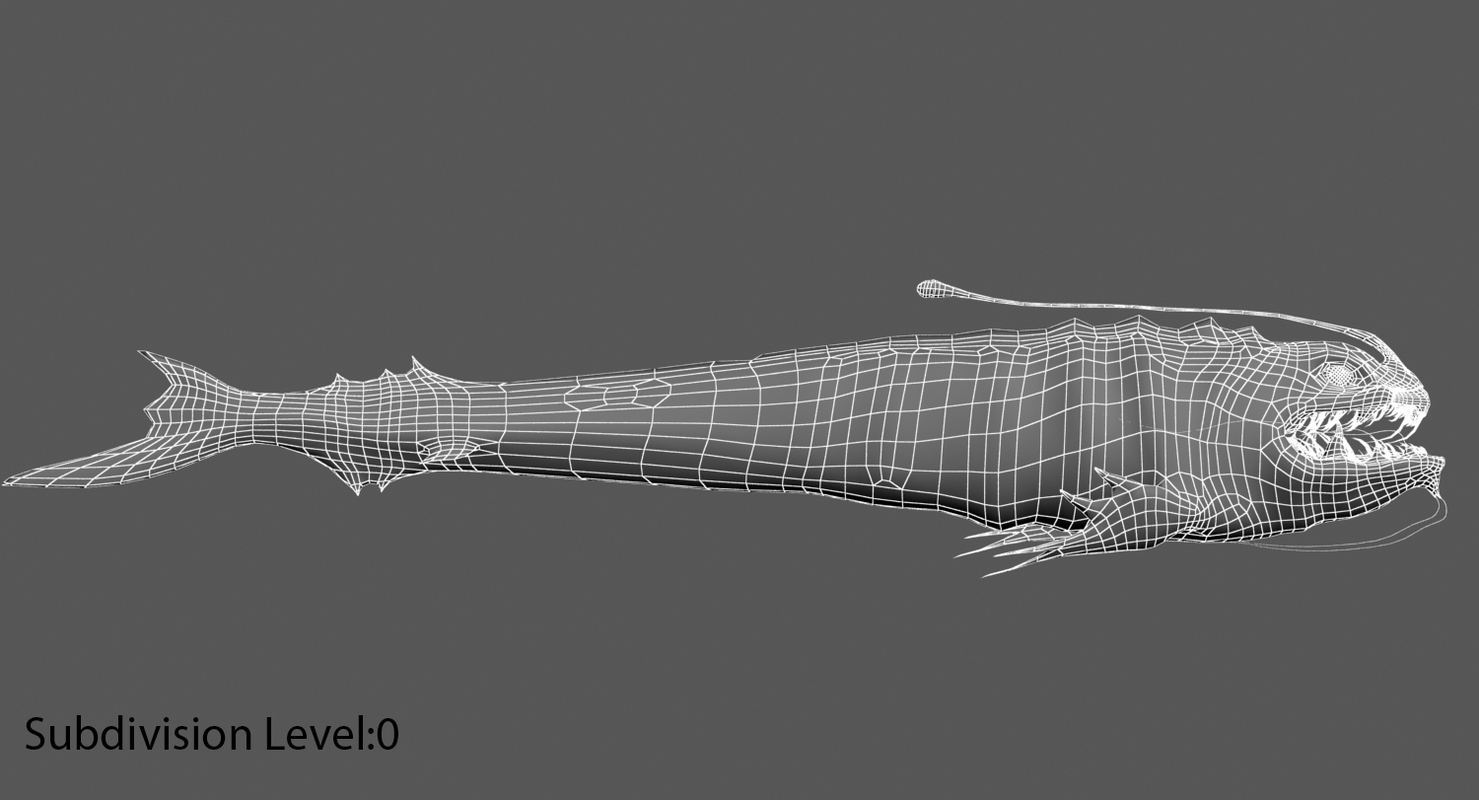 sea monster 3d model