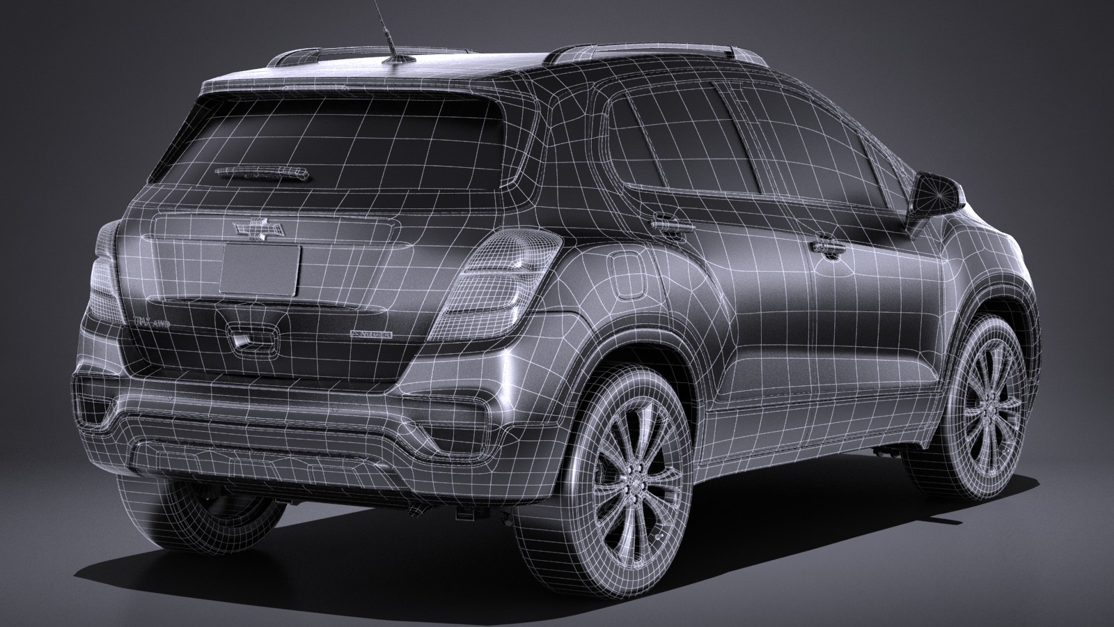 chevrolet trax 2017 3d 3ds