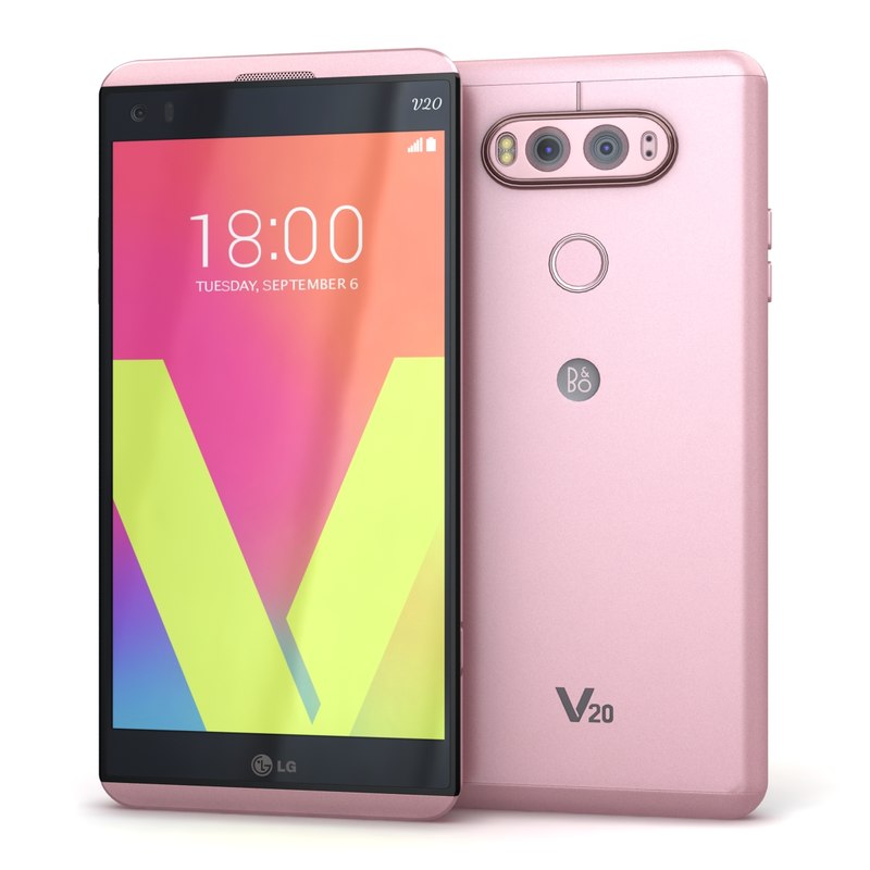 3d lg v20 pink model
