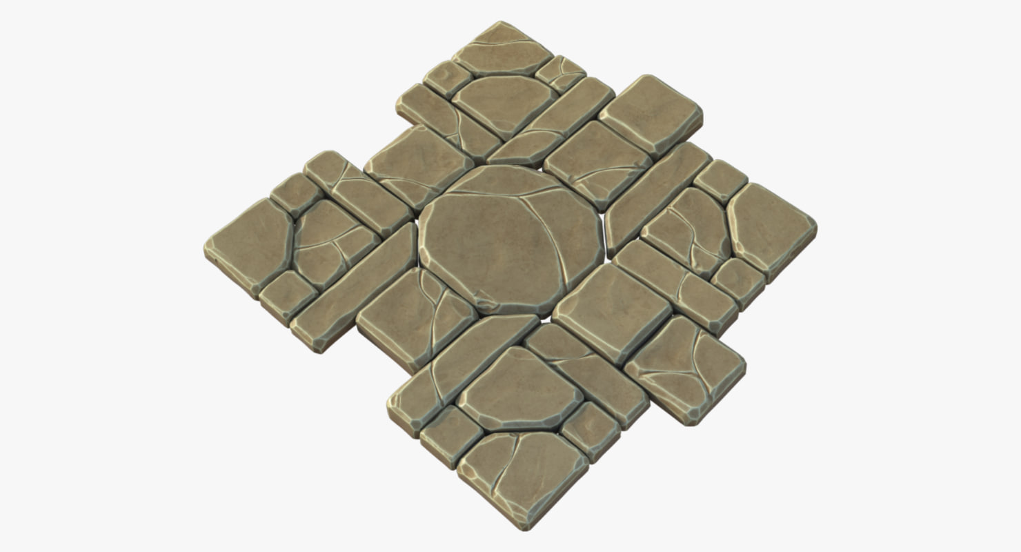 3d model runic floor