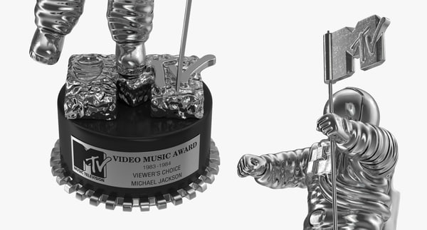 mtv trophy 3d model