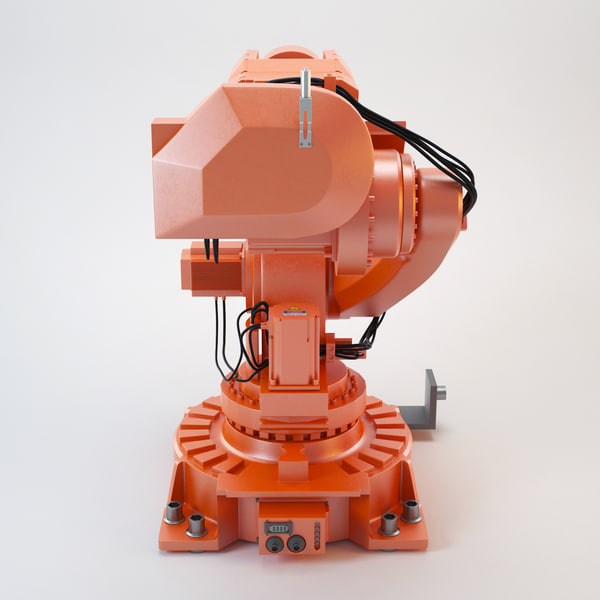 abb irb 6620 industrial robot 3d model