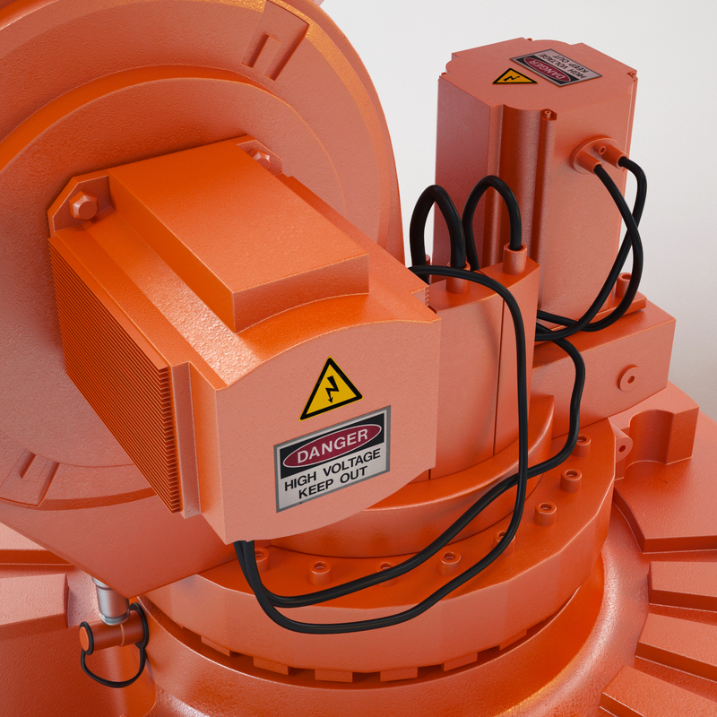 abb irb 6620 industrial robot 3d model