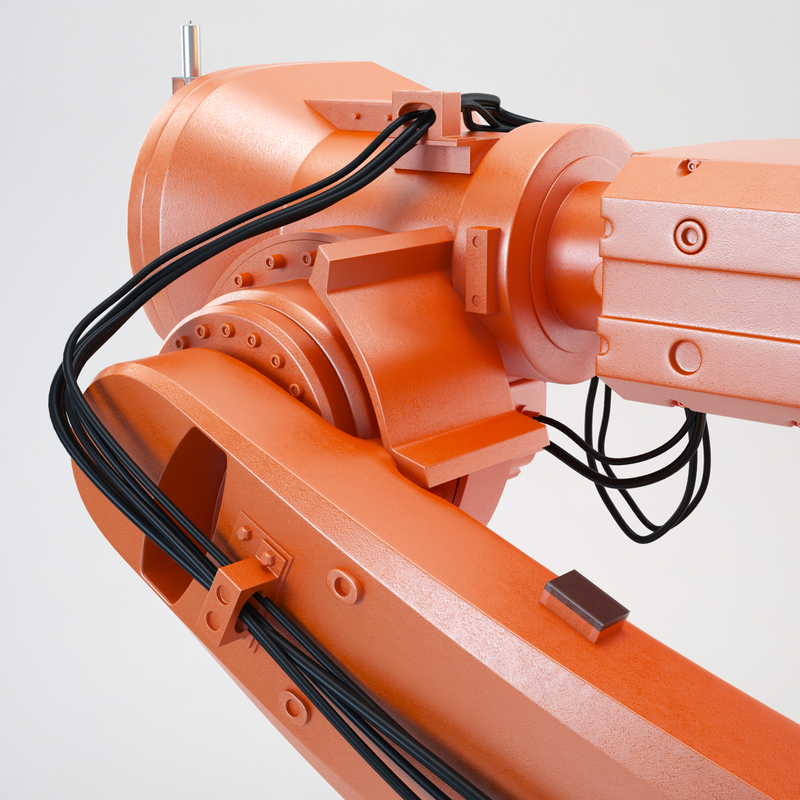 abb irb 6620 industrial robot 3d model