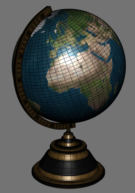 Globus 3D-Modell - TurboSquid 1124261