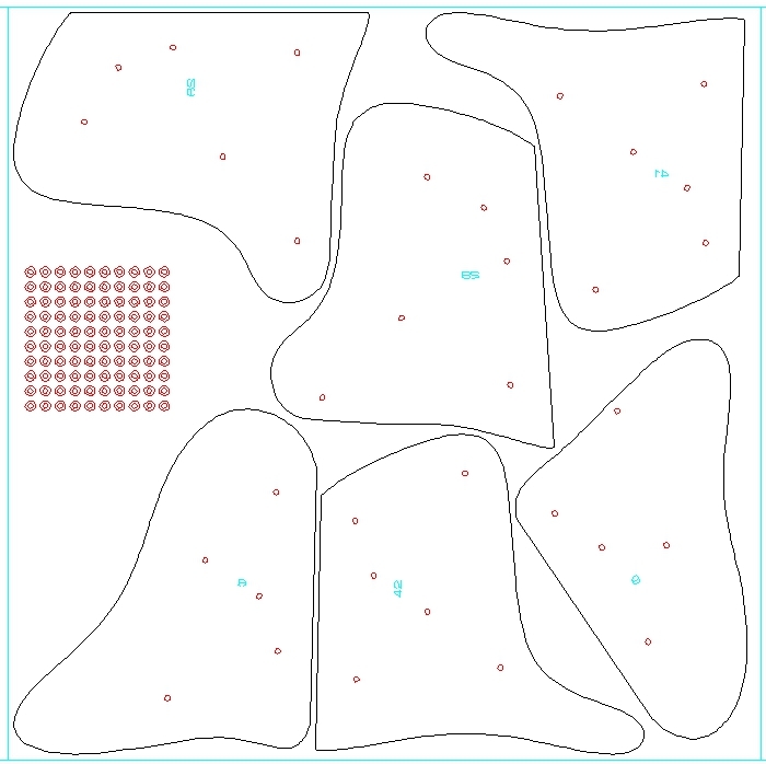 3d model parametric bench drawings