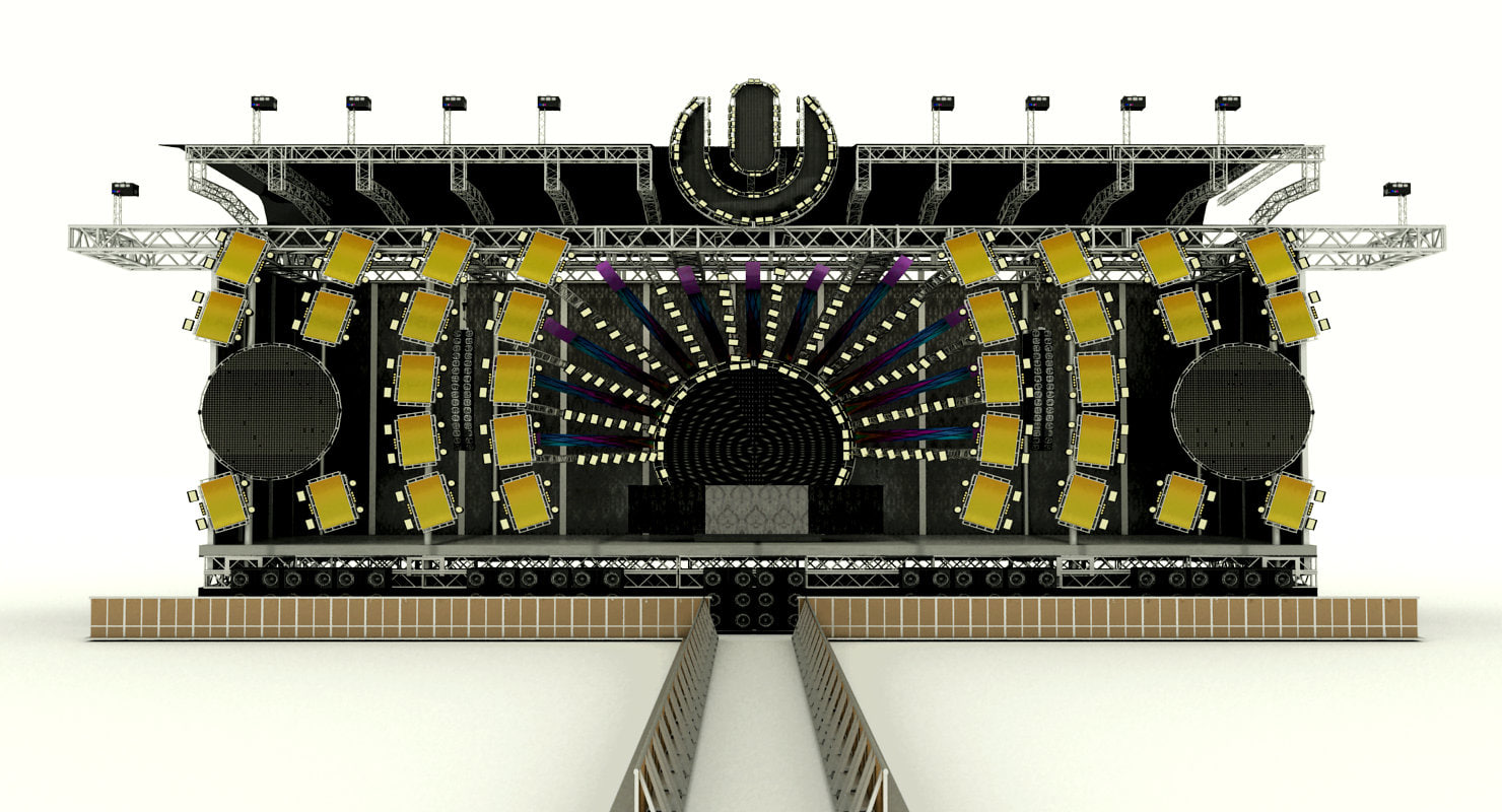 3d umf-ultra music festival miami model