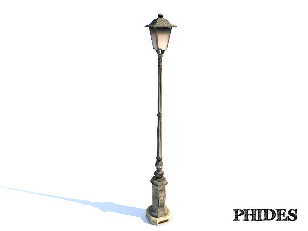 3d model street light