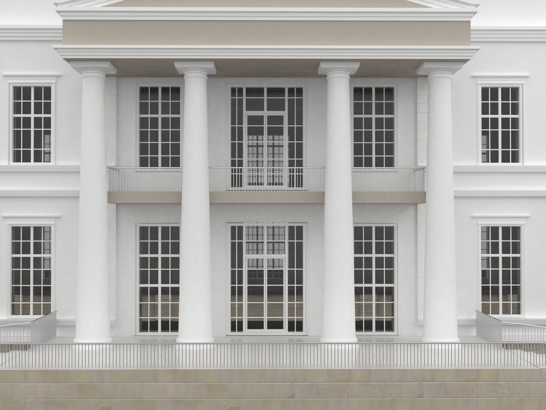 house columns 3d model