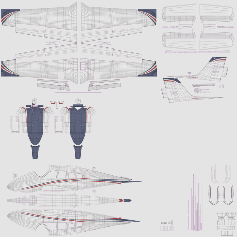 3d model beechcraft baron g58