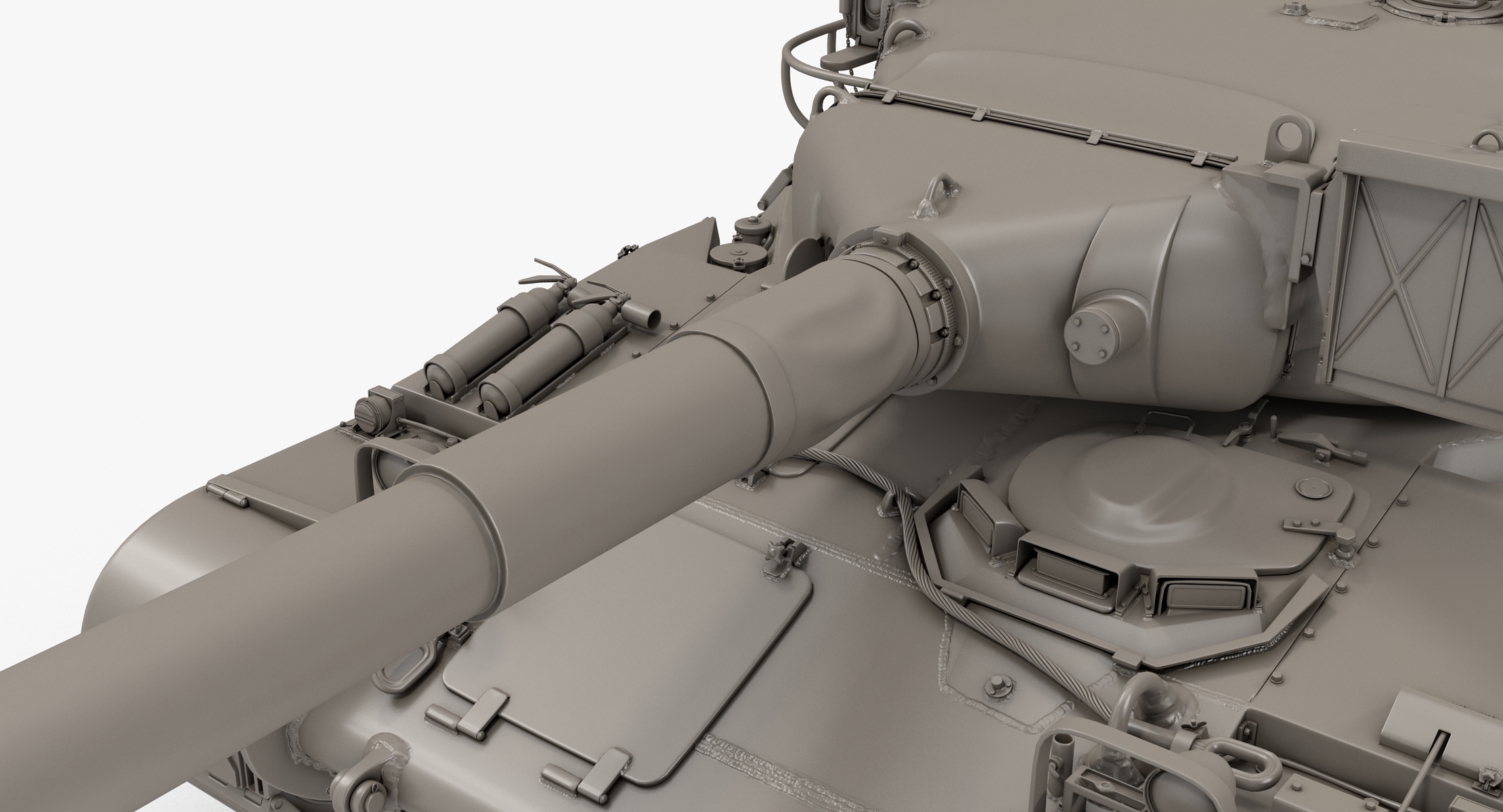 3d model french tank amx-30b