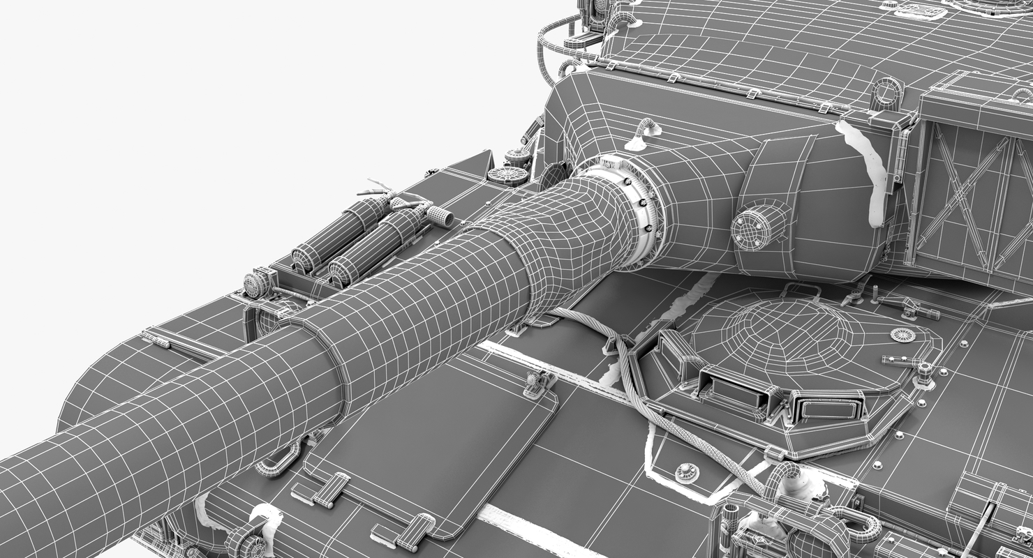 3d model french tank amx-30b