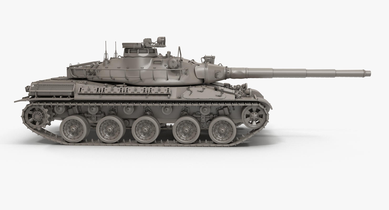 3d model french tank amx-30b