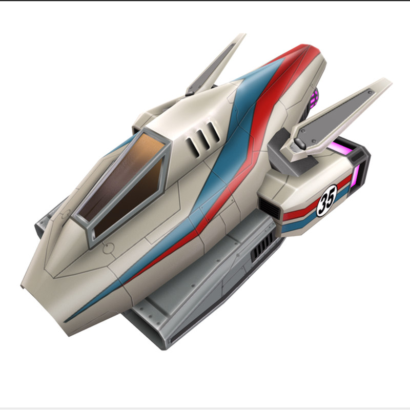 space racer 1 3d blend