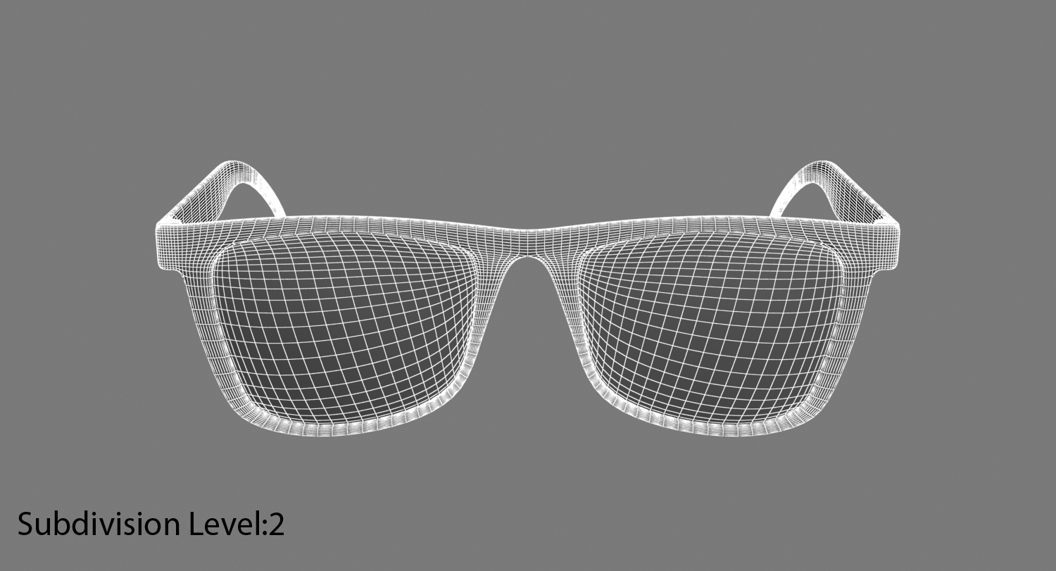 3d model glasses