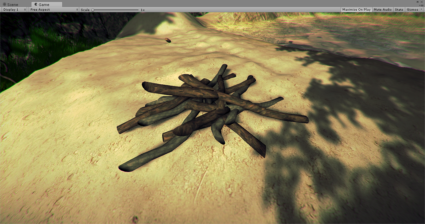 wooden sticks obj free