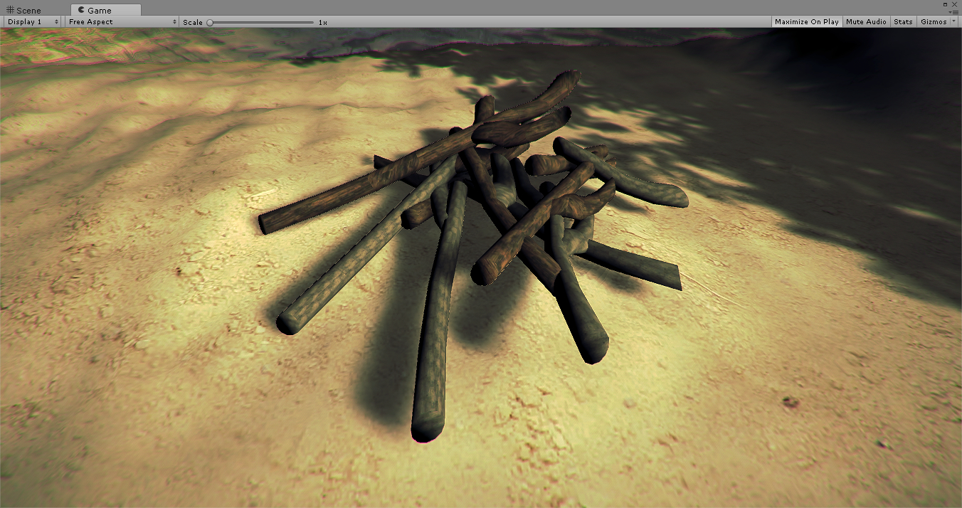 wooden sticks obj free