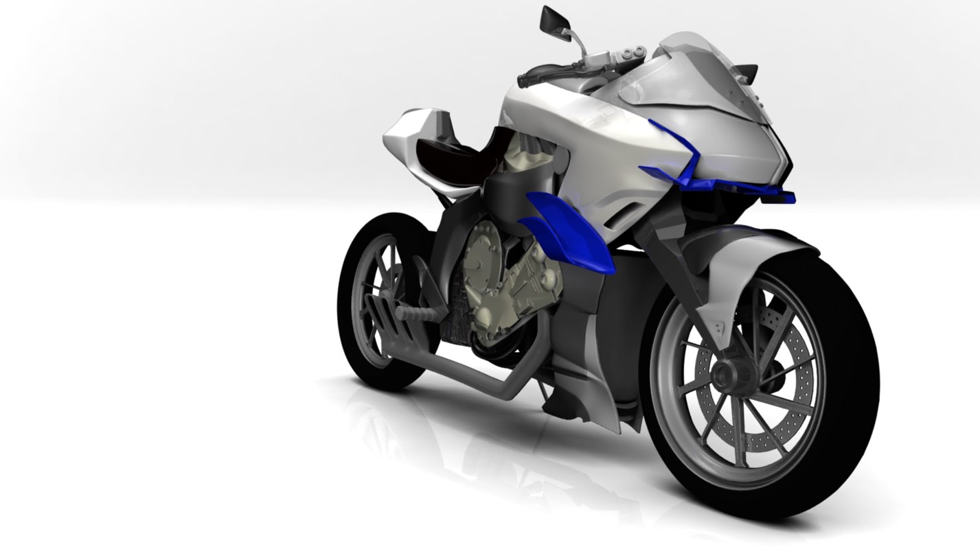 3d model motorcycle