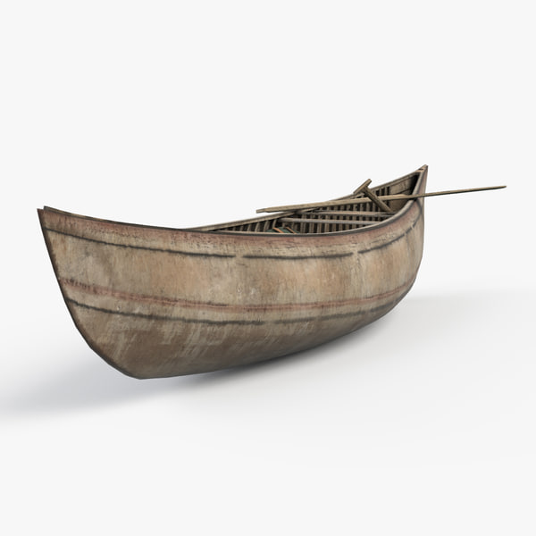 3d model canoe