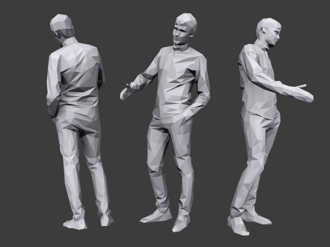 3d people pack casual model