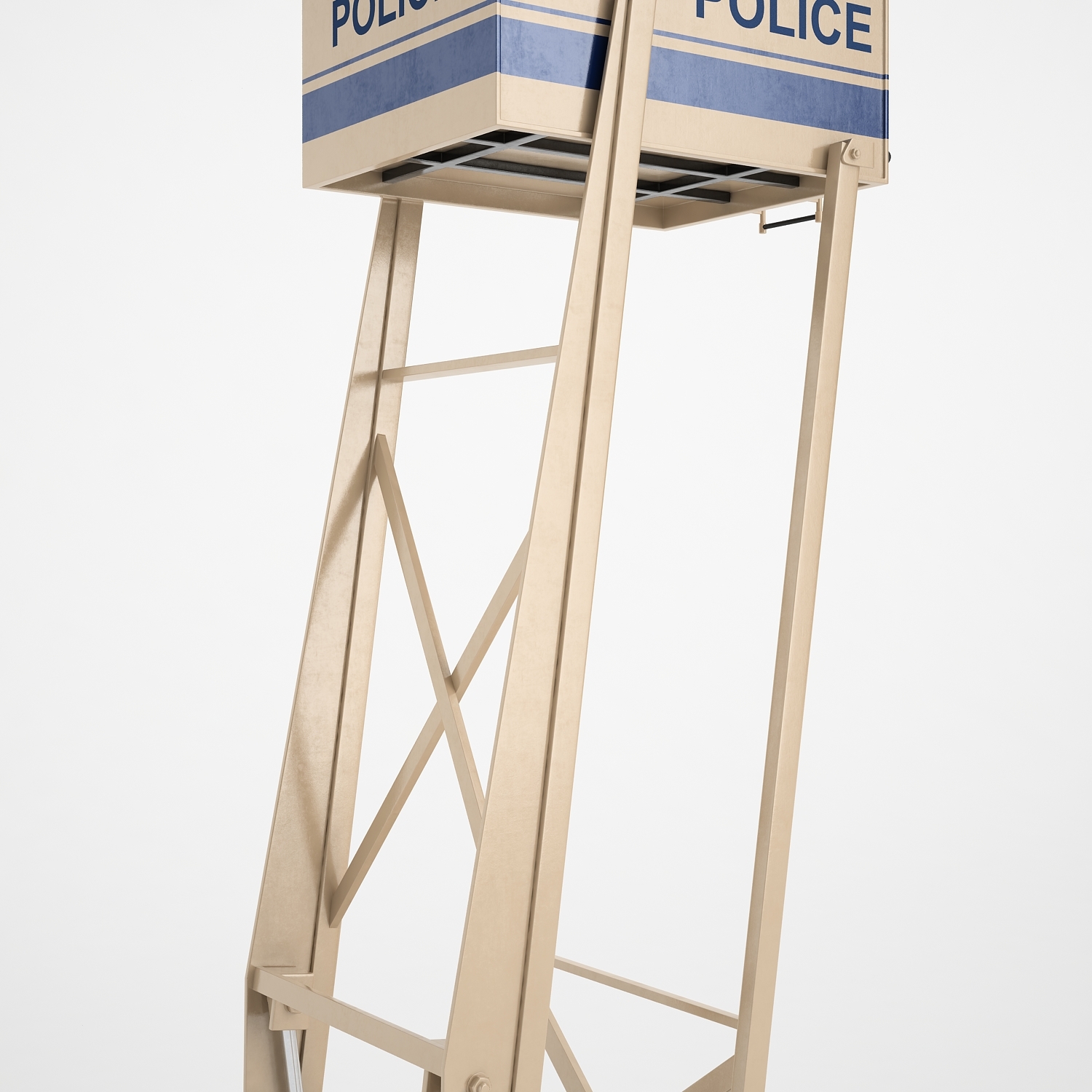 3d max police tower