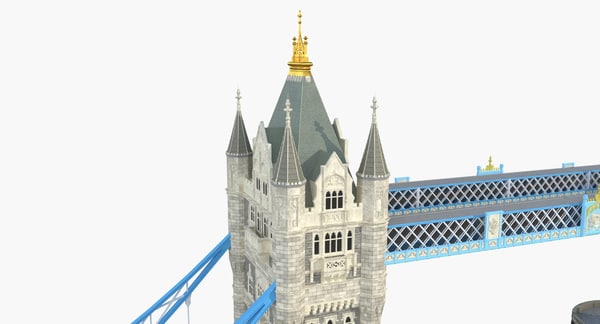 3d model tower bridge london