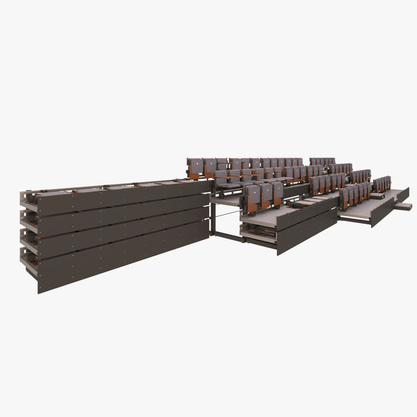 3d flexible audience seating