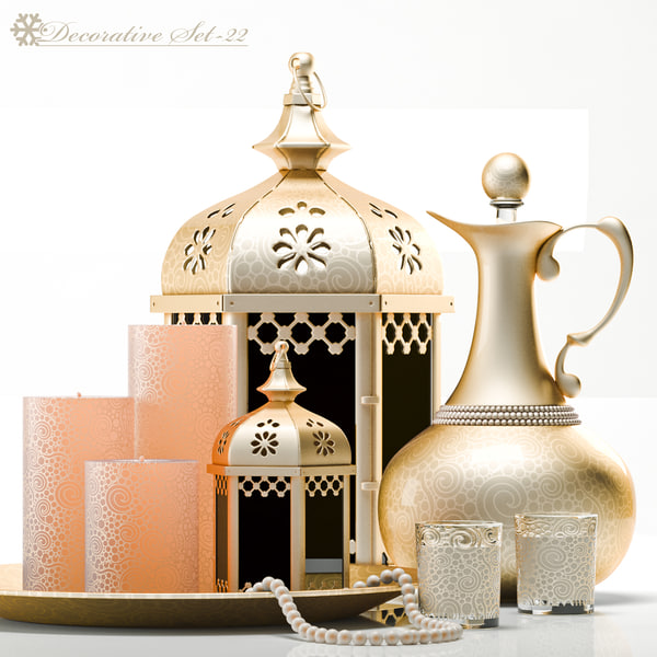 arabic middle eastern light 3d model