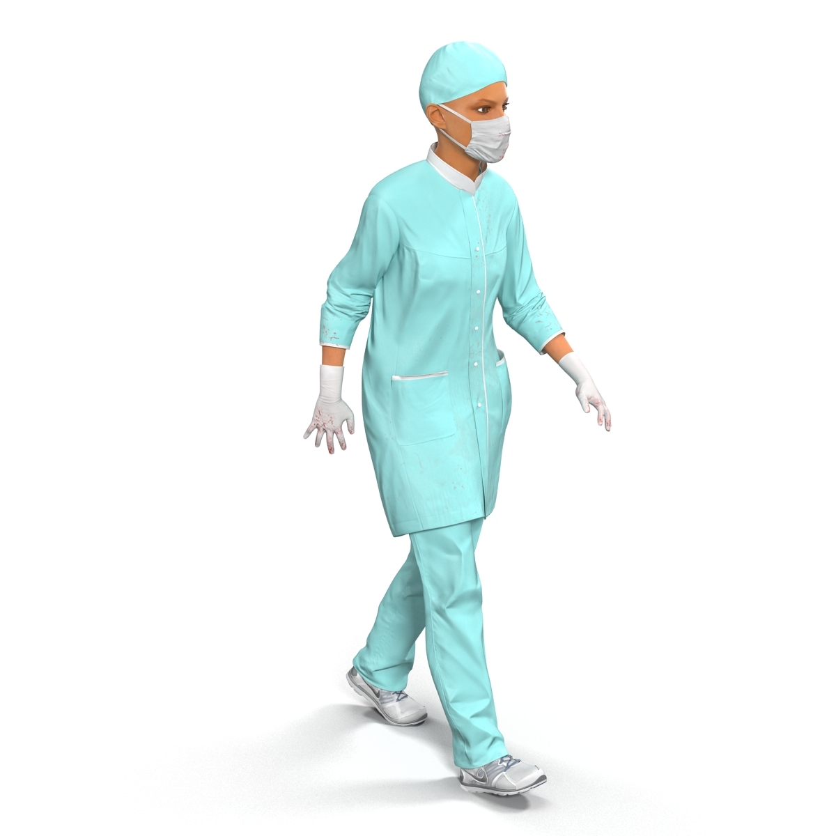 3d ma female surgeon mediterranean blood