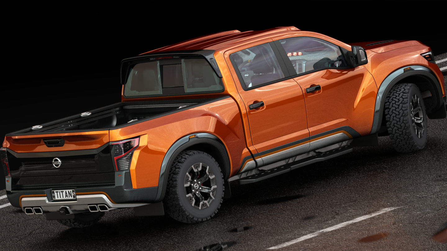 3d nissan titan 2017 model