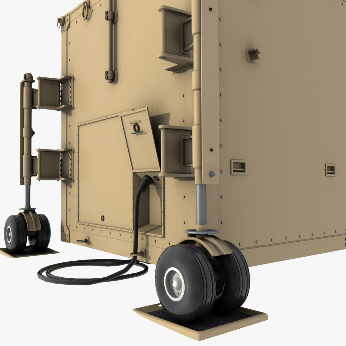uav drone control container 3d 3ds