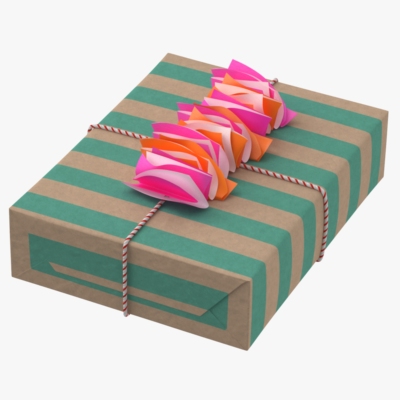 3d model birthday present 03