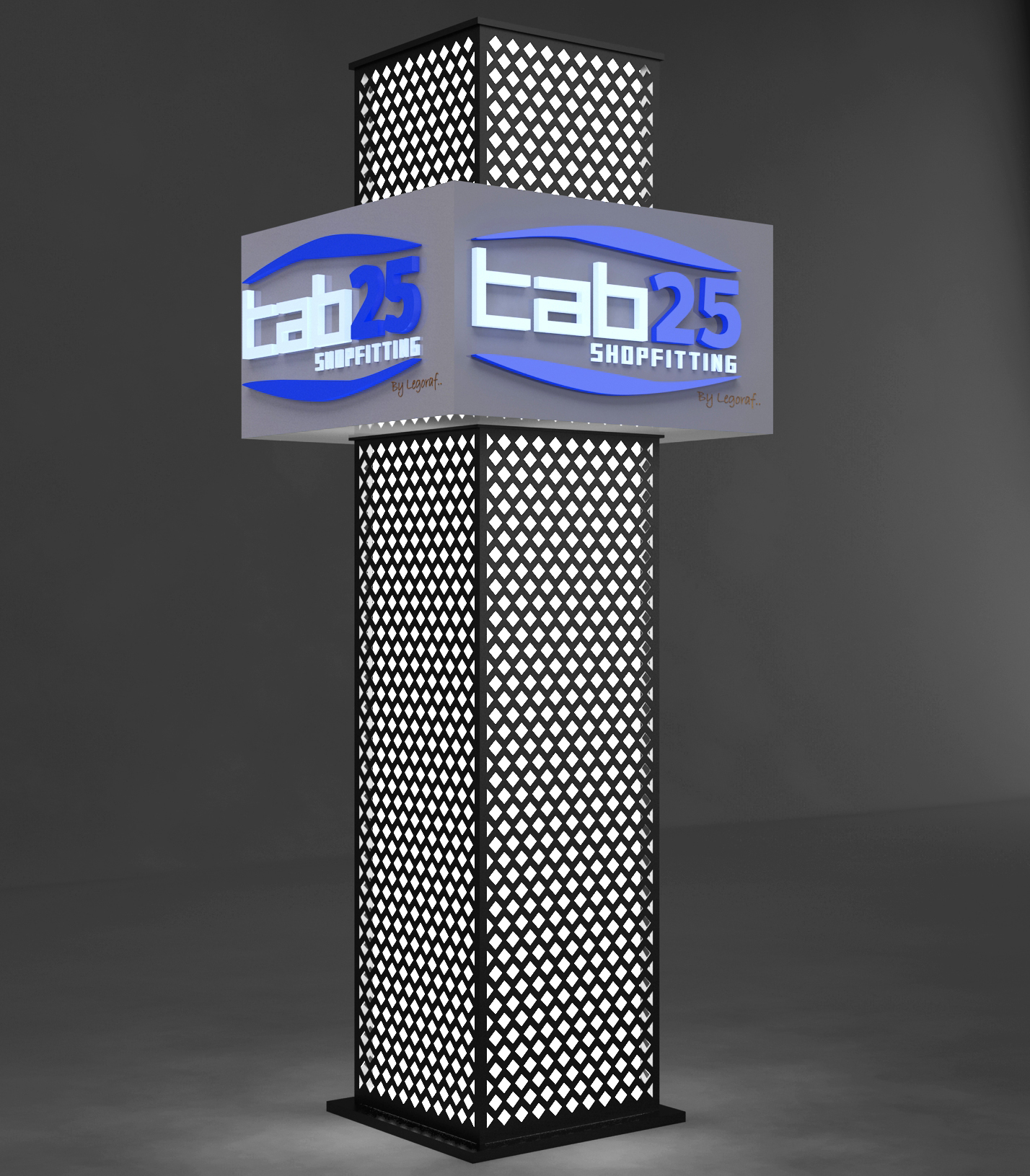signage 3d model