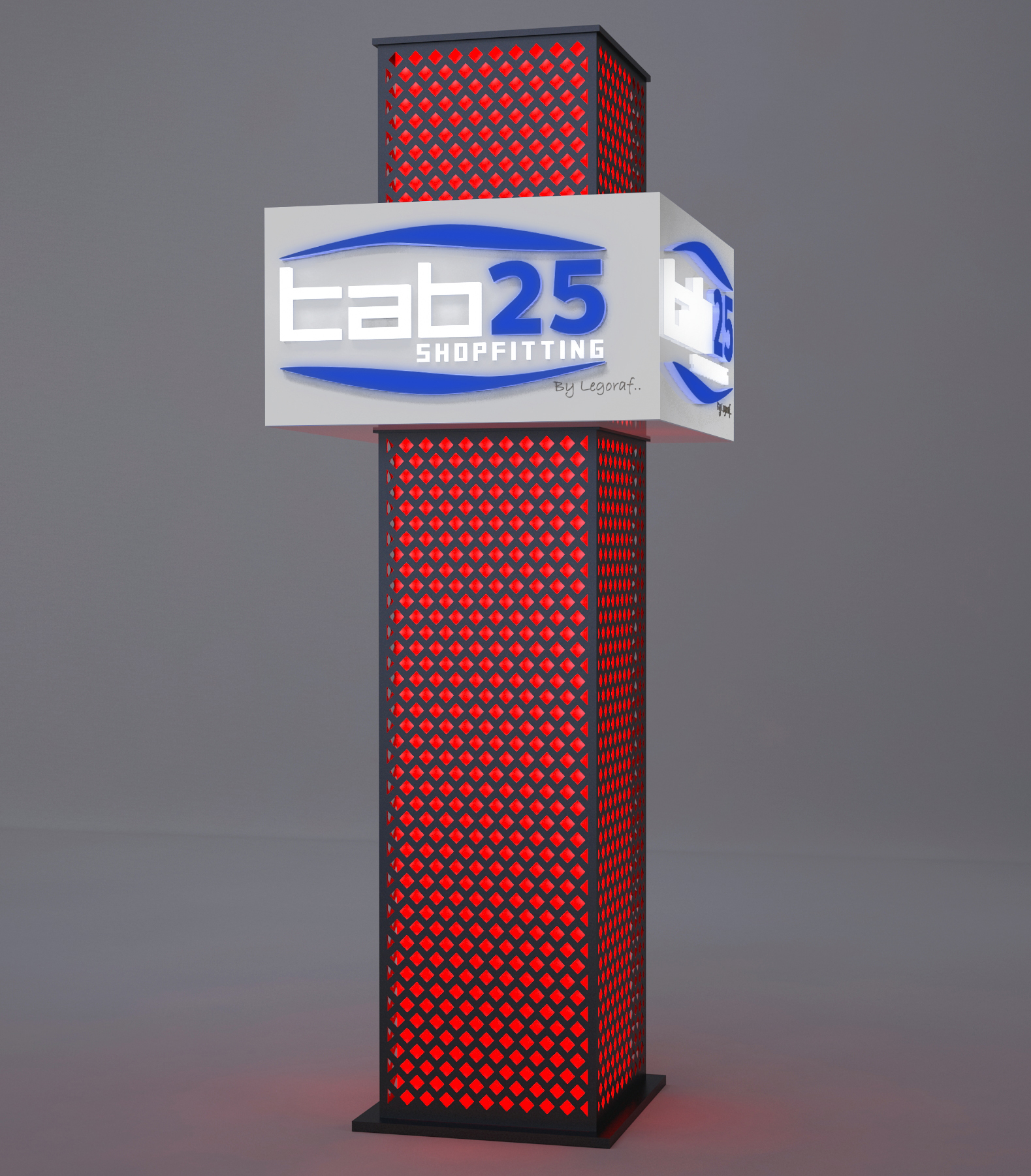 signage 3d model