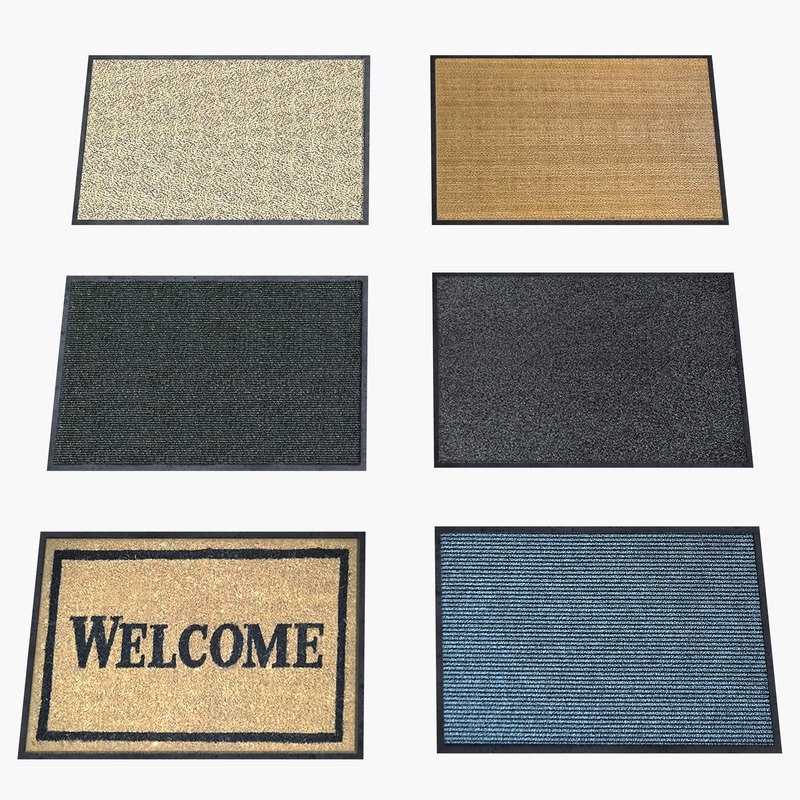 3d model door mats