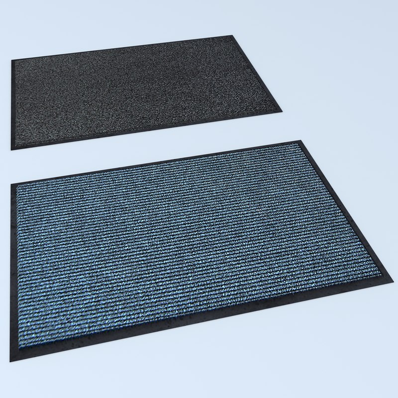 3d model door mats
