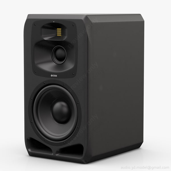 Monitor adam s7a mk2 3D model - TurboSquid 1168189