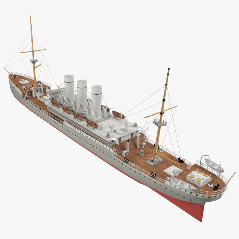 3d steamship rion
