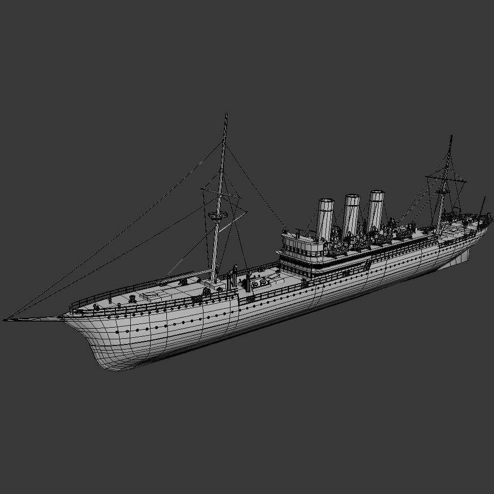 3d steamship rion