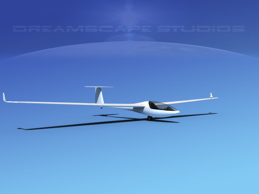 Glider-Dirks DG-300 Glider não marcado Modelo 3D - TurboSquid 1126125