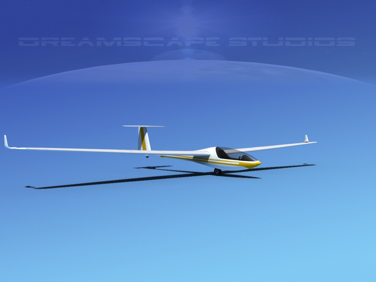Modello 3D Glaser-Dirks DG-300 Glider V10 - TurboSquid 1126139