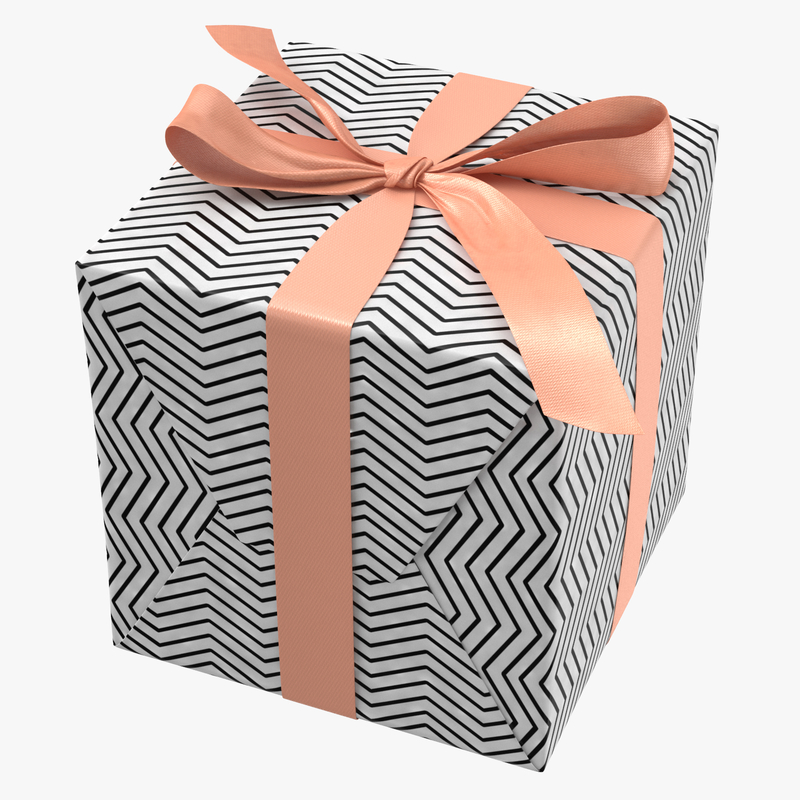 3d model birthday present 10