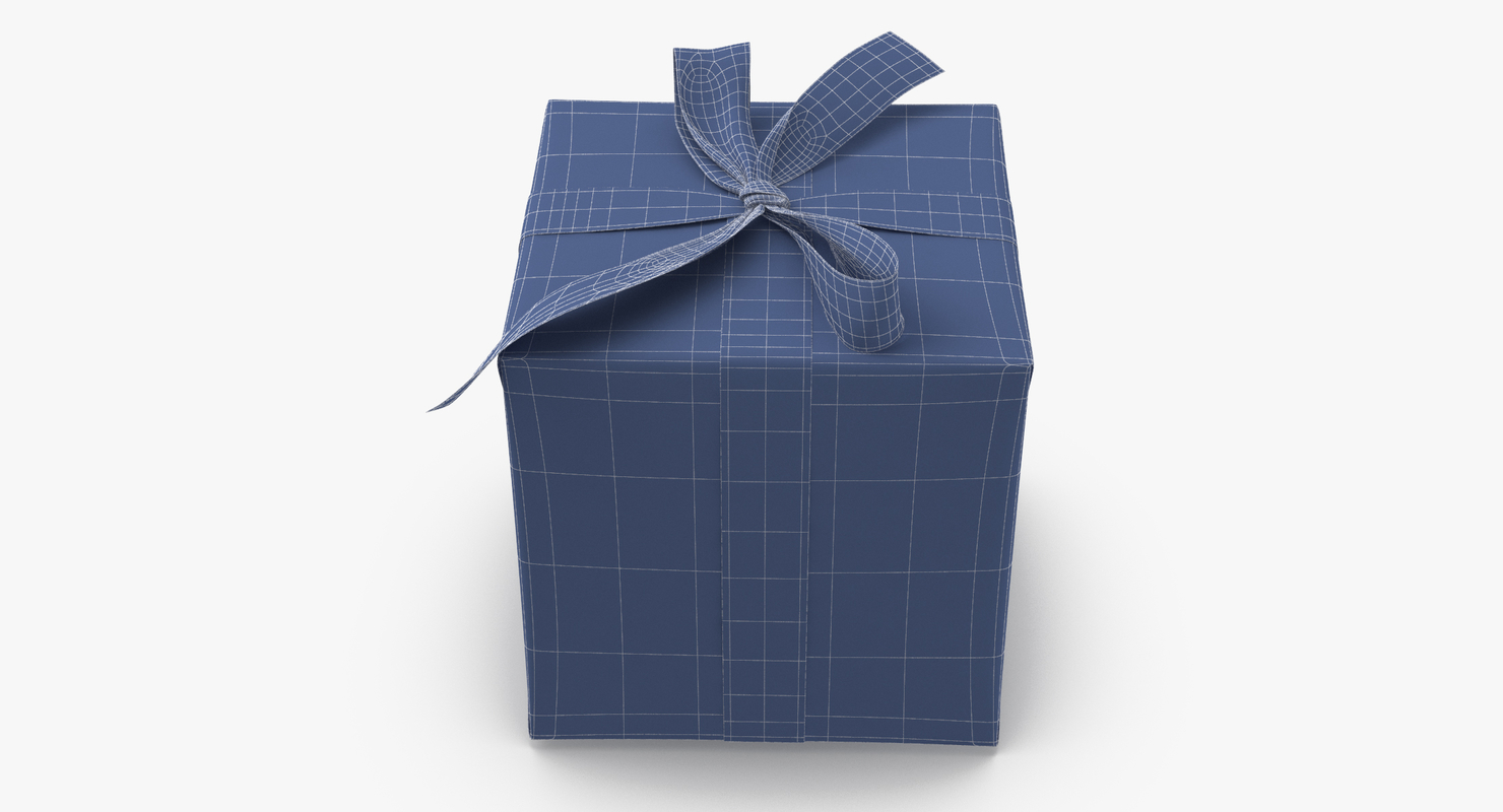 3d model birthday present 10