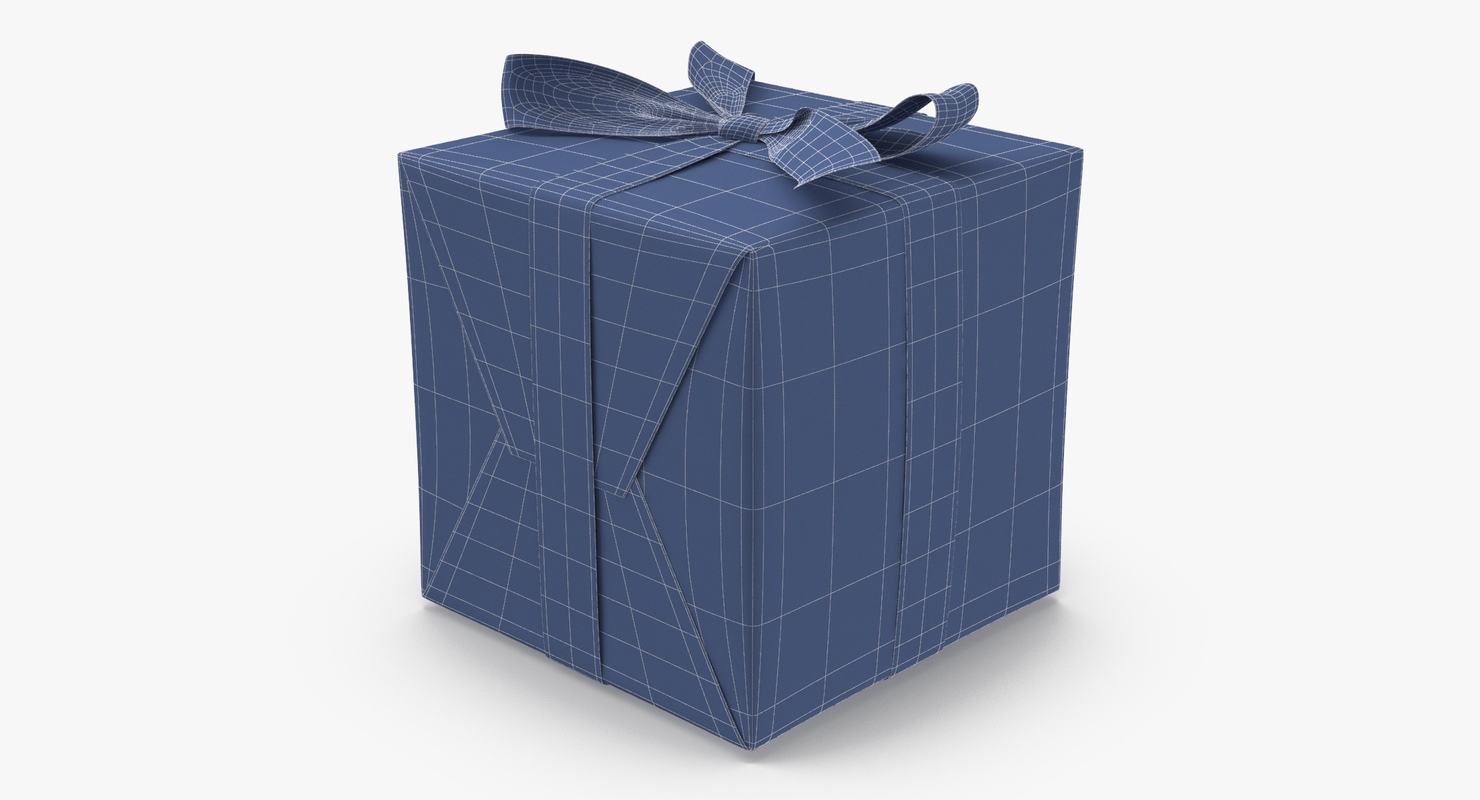 3d model birthday present 10
