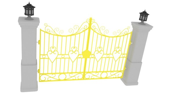 Blender Gates Models | TurboSquid