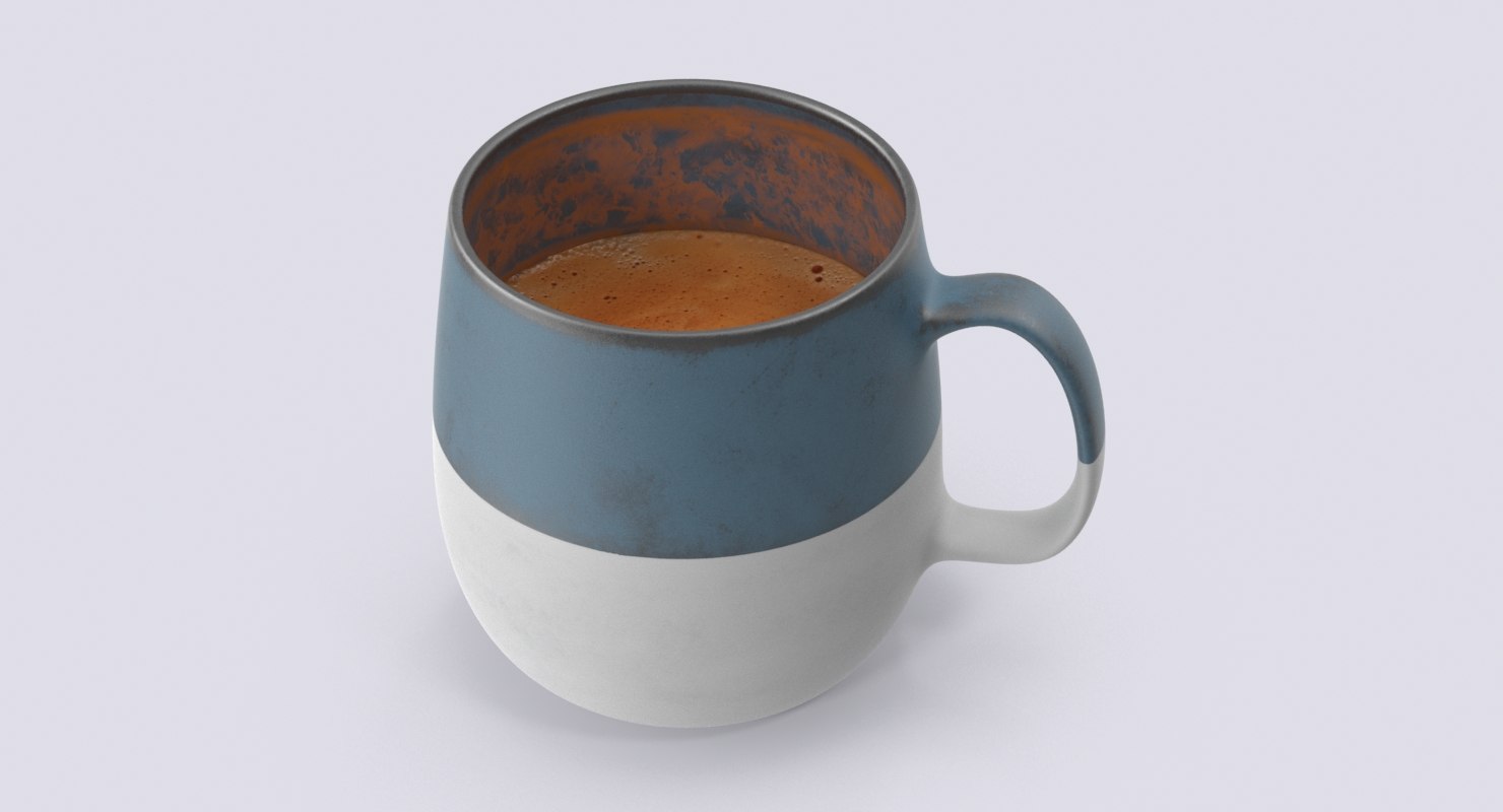 3d model coffee mug 01