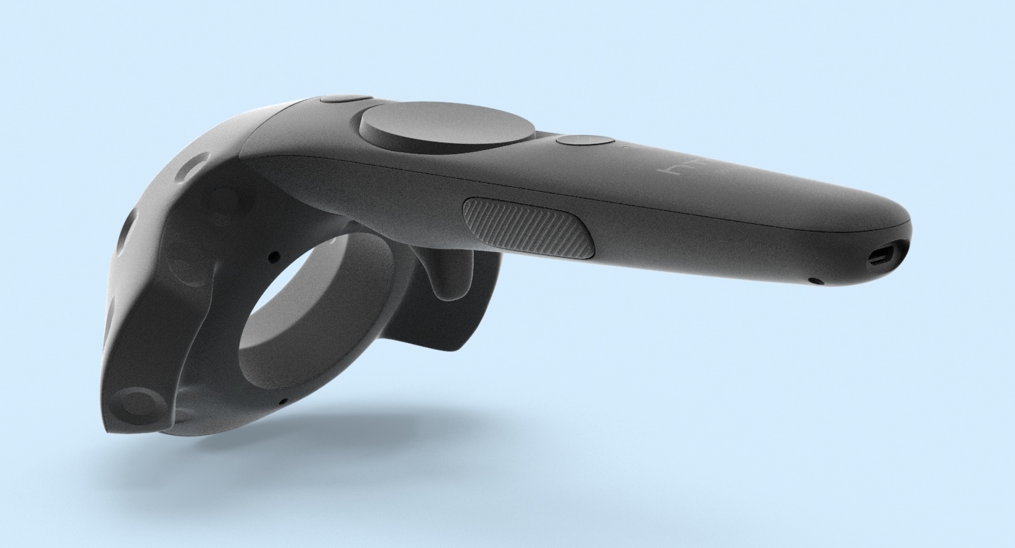 htc vive controller 3d model